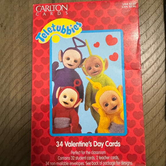 American Greetings | Other | Vintage 9s Teletubbies Valentine Cards ...